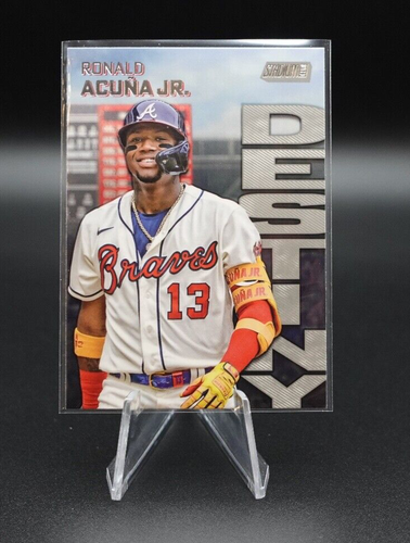 2022 Topps Stadium Club RONALD ACUNA JR Destiny Insert #2B Atlanta ...