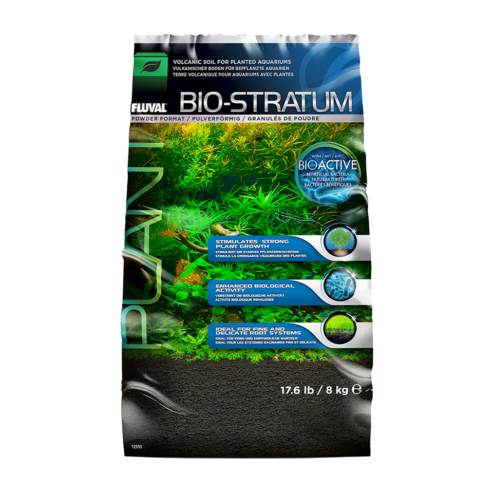 Fluval Bio Stratum Substrate Aquarium Plant Growing Media Volcanic Soil ...