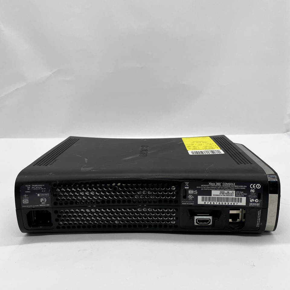 Microsoft Xbox 360 Elite Jasper Console Only 120 Gb HDD Black - C | eBay