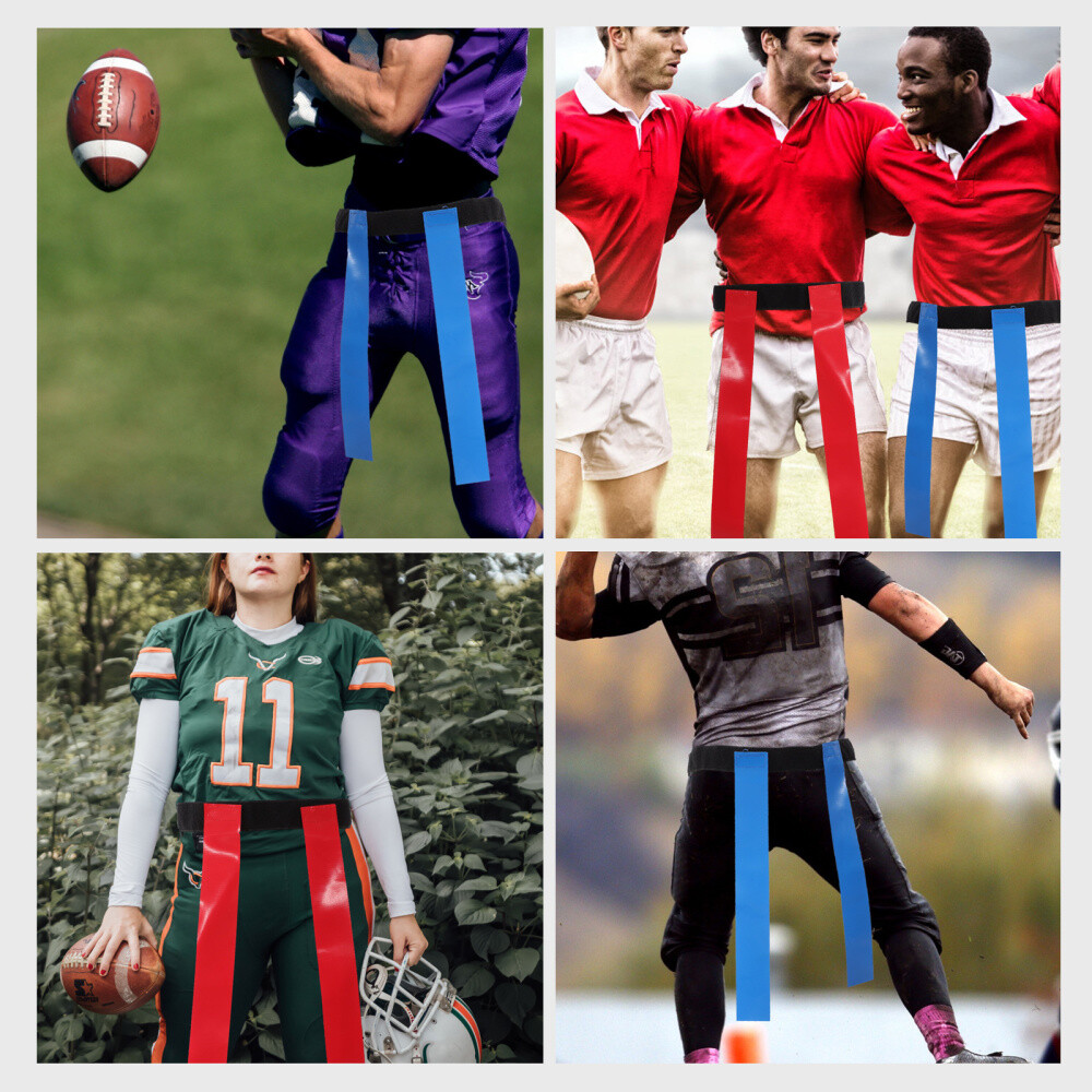 5 PCS Football Equipment Rugby Belt Waist Flags Kid Soccer Sports | eBay