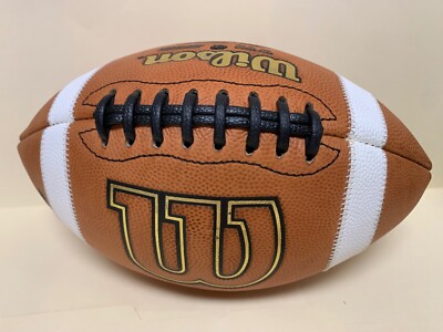New no box official 14+ Wilson GST game ball Football NFHS NCAA Leather ...