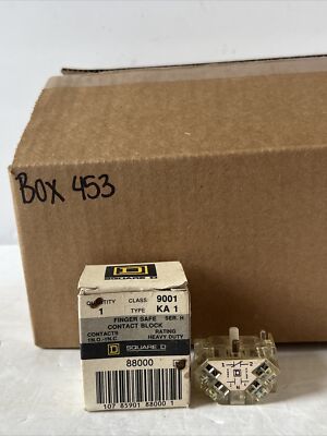 Square D KA19001 Finger Safe Contact Block Series H | eBay
