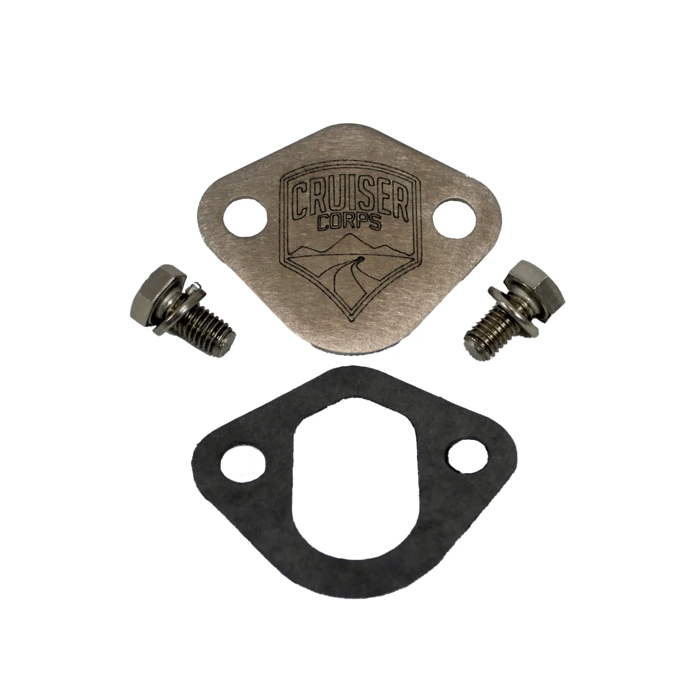 Fuel Pump Block Off Plate - Kit - Stainless - FJ25, FJ40, FJ45, FJ55 ...