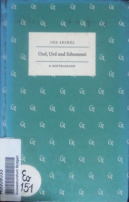 Osel, Urd und Schummei. Seidel, Ina: | eBay