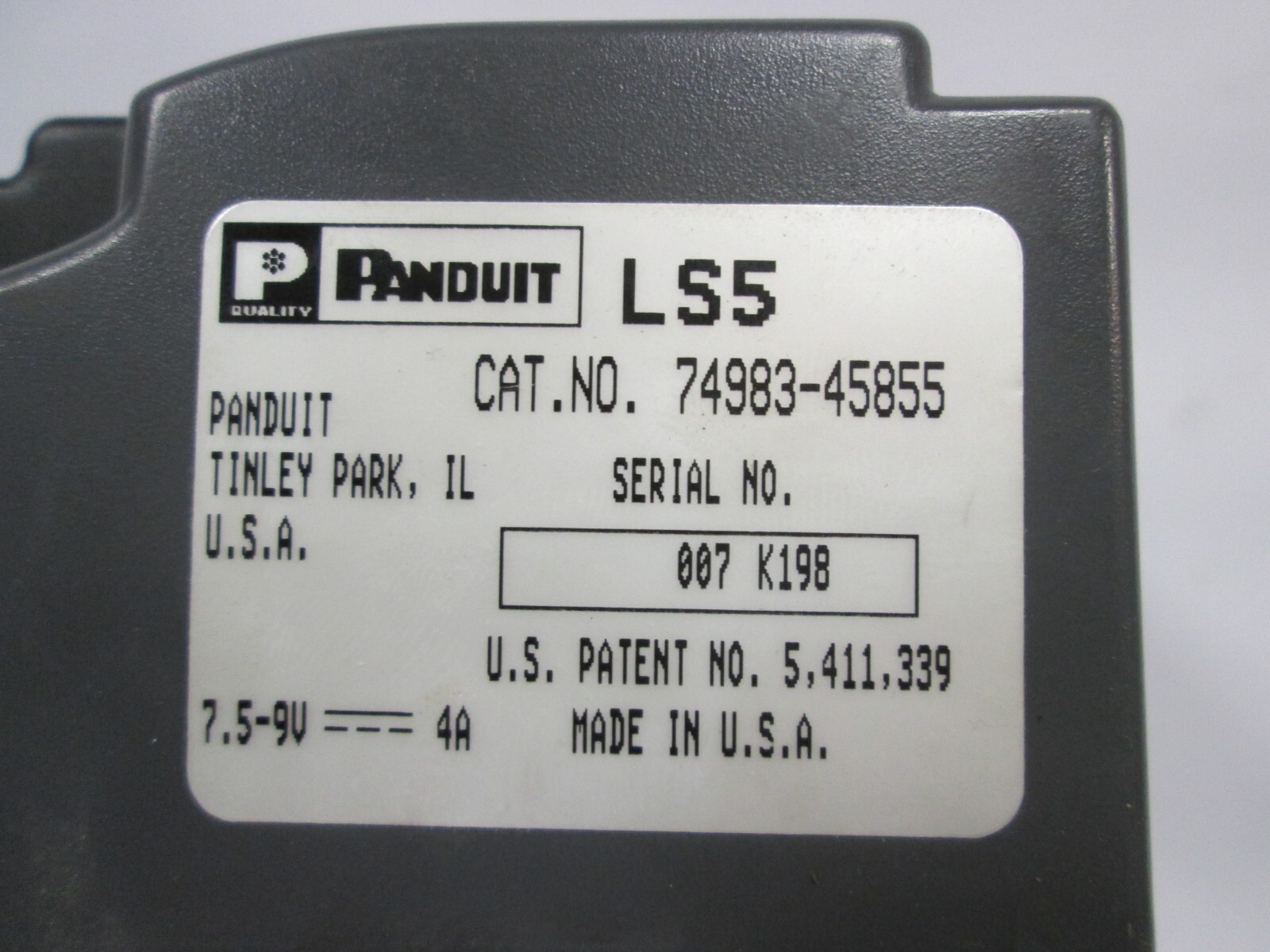 Panduit LS5 Industrial Label Maker Thermal Printer | eBay