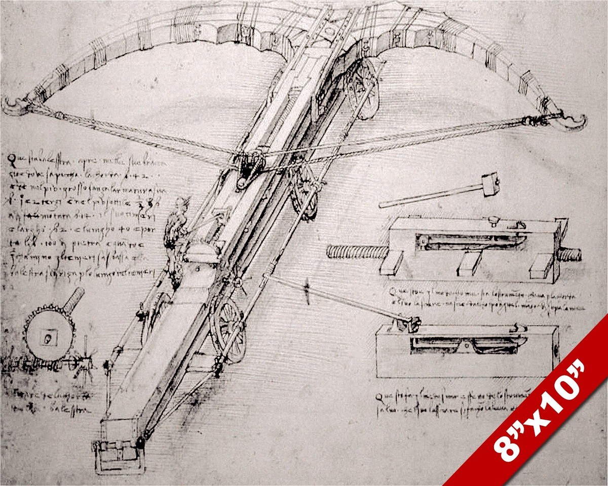Leonardo Da Vinci Giant Crossbow