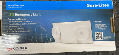 Cooper Lighting Emergency LED Light,Dual Head | eBay