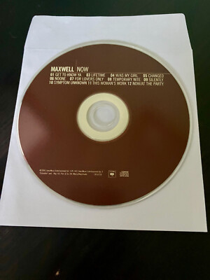 Maxwell Now Music CD - DISC Only | eBay