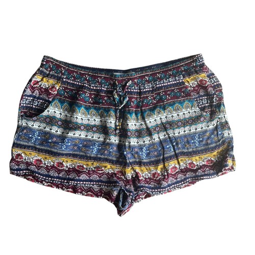 American Eagle Multi-Colored Printed Flowy Shorts Size Medium | eBay