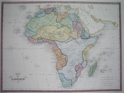 Pre-1900 - Map Of Morocco