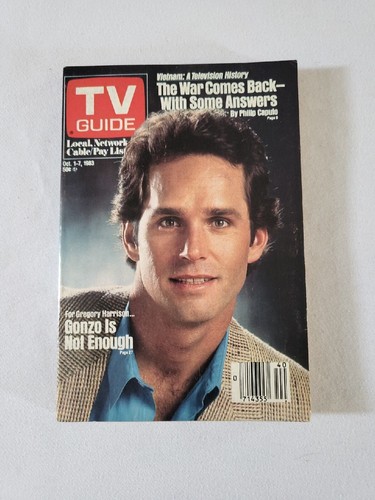 1983 October 1-7, TV Guide, Gregory Harrison, (MH836) | eBay