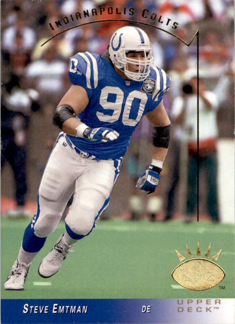 1993 Upper Deck Sp Steve Emtman Indianapolis Colts #112 Football Card ...