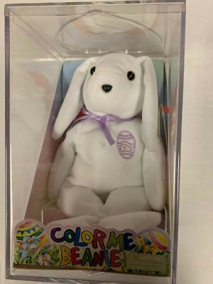 TY Beanie Baby - COLOR ME BEANIE **THE BUNNY** (Complete Kit) Purple ...