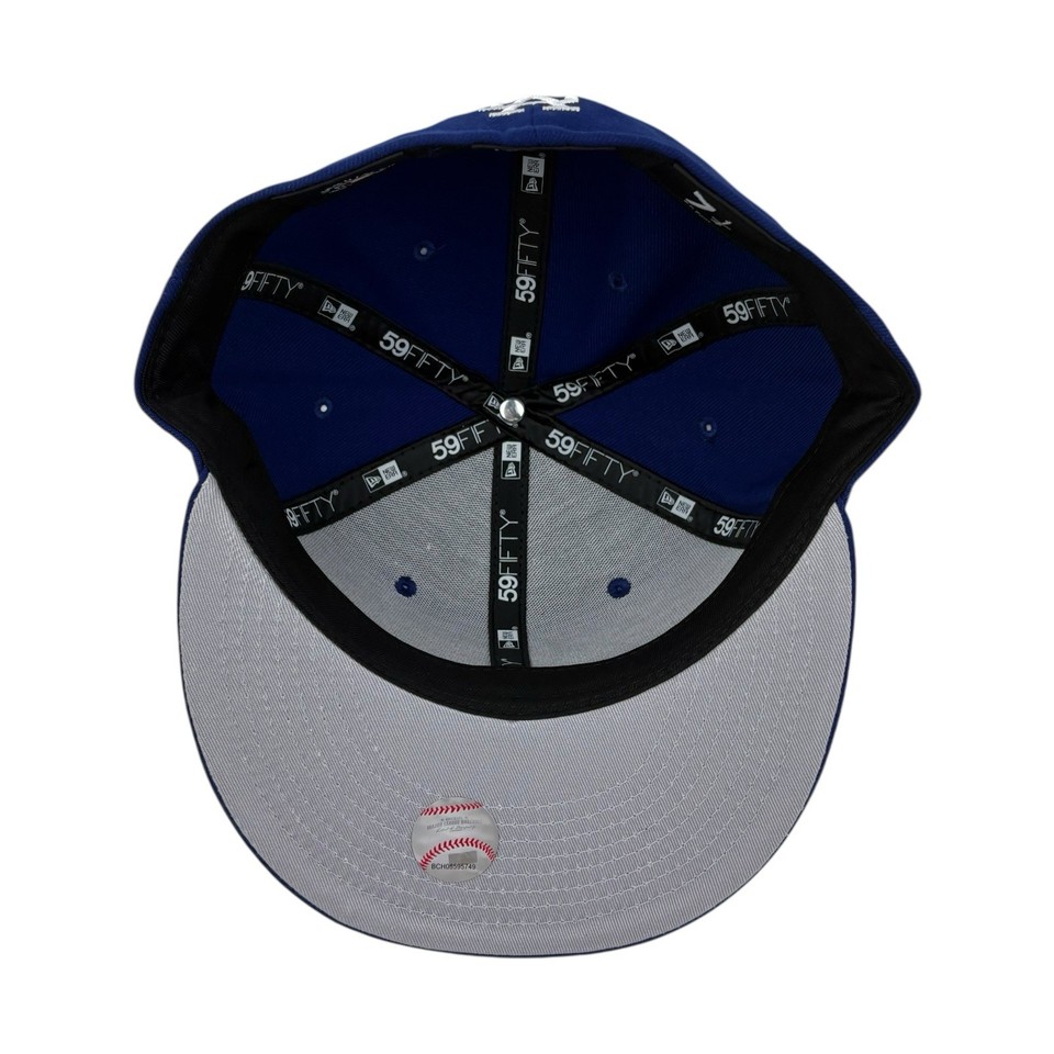 New Era LA Dodgers Script Blue 59fifty fitted hat cap | eBay