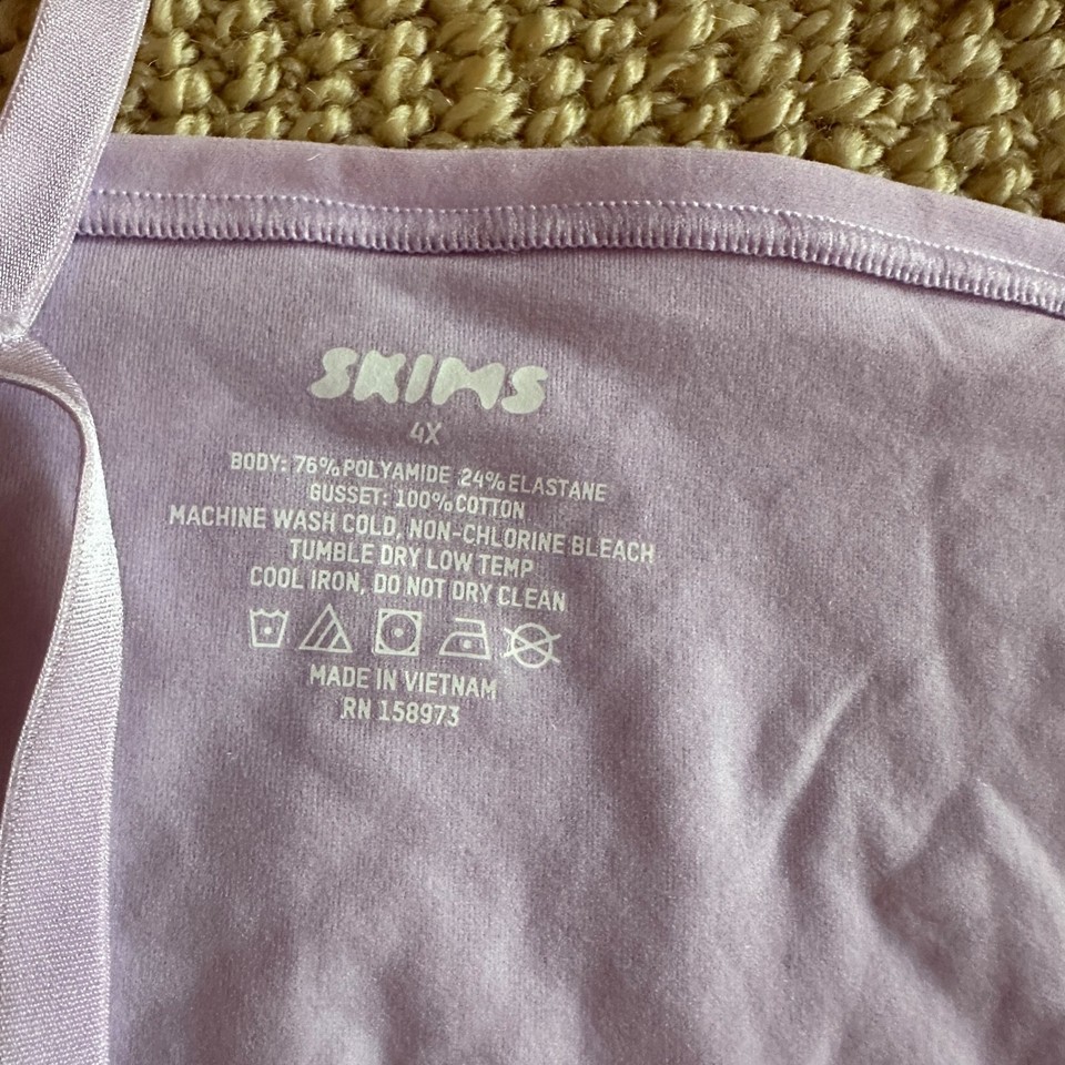 Skims Sugar Plum T-String Thong, Size 4X New | eBay