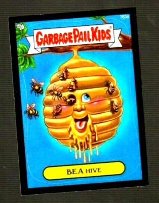 2013 Garbage Pail Kids BNS3 "BEA HIVE" #163a Black Border Sticker Card ...