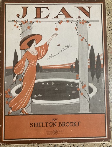 VINTAGE PIANO SHEET MUSIC 1919 JEAN SHELTON BROOKS | eBay