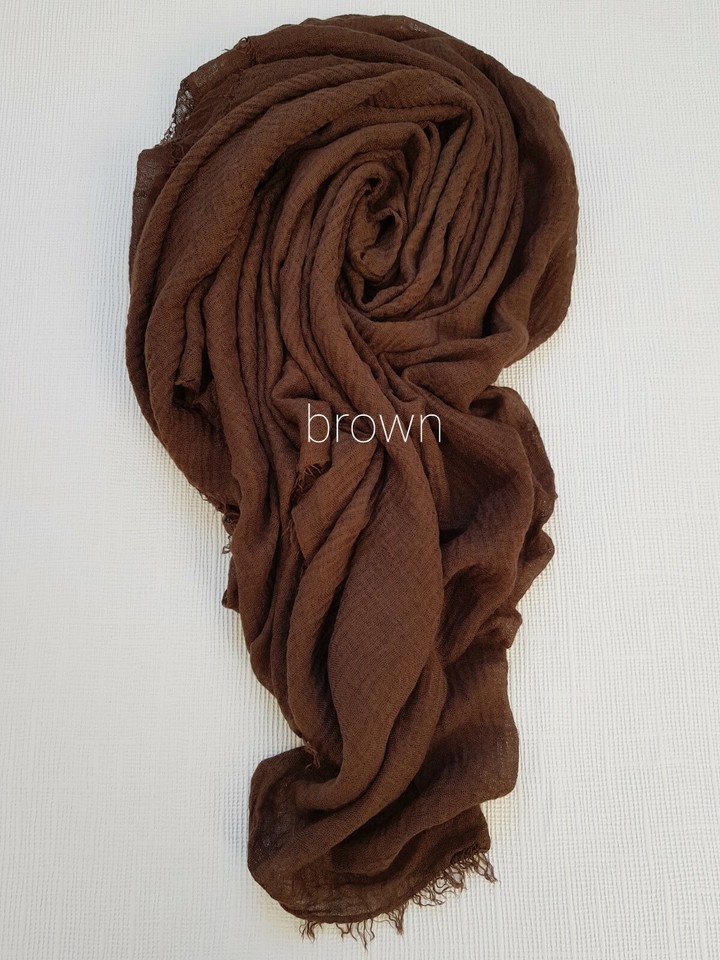 New Style Crimp BUY 5 GET 1 FREE Hijab Scarf Headscarf Crinkle Wrap ...