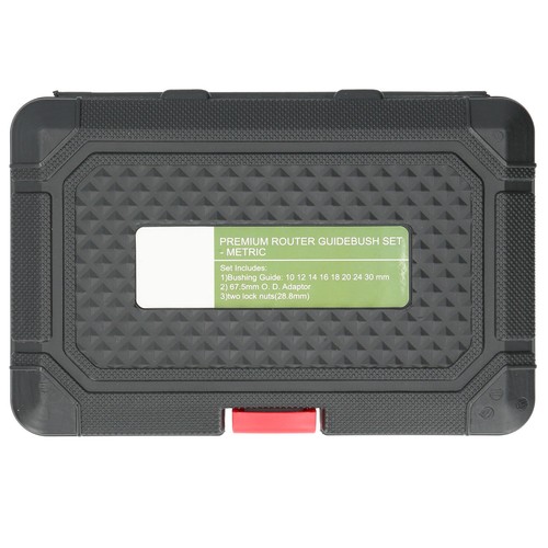 Template Router Guides Kit With Lock Nut Adapter Template Guide Bushing ...