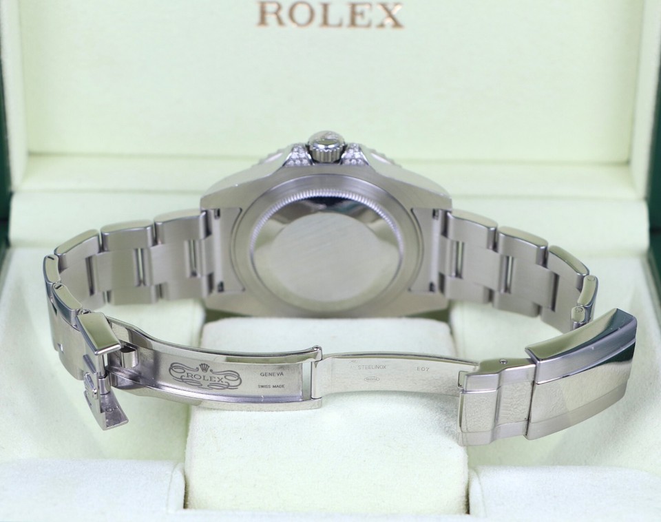 Rolex 40mm GMT Master II Customized Sapphire Ruby Bezel Diamond Watch ...