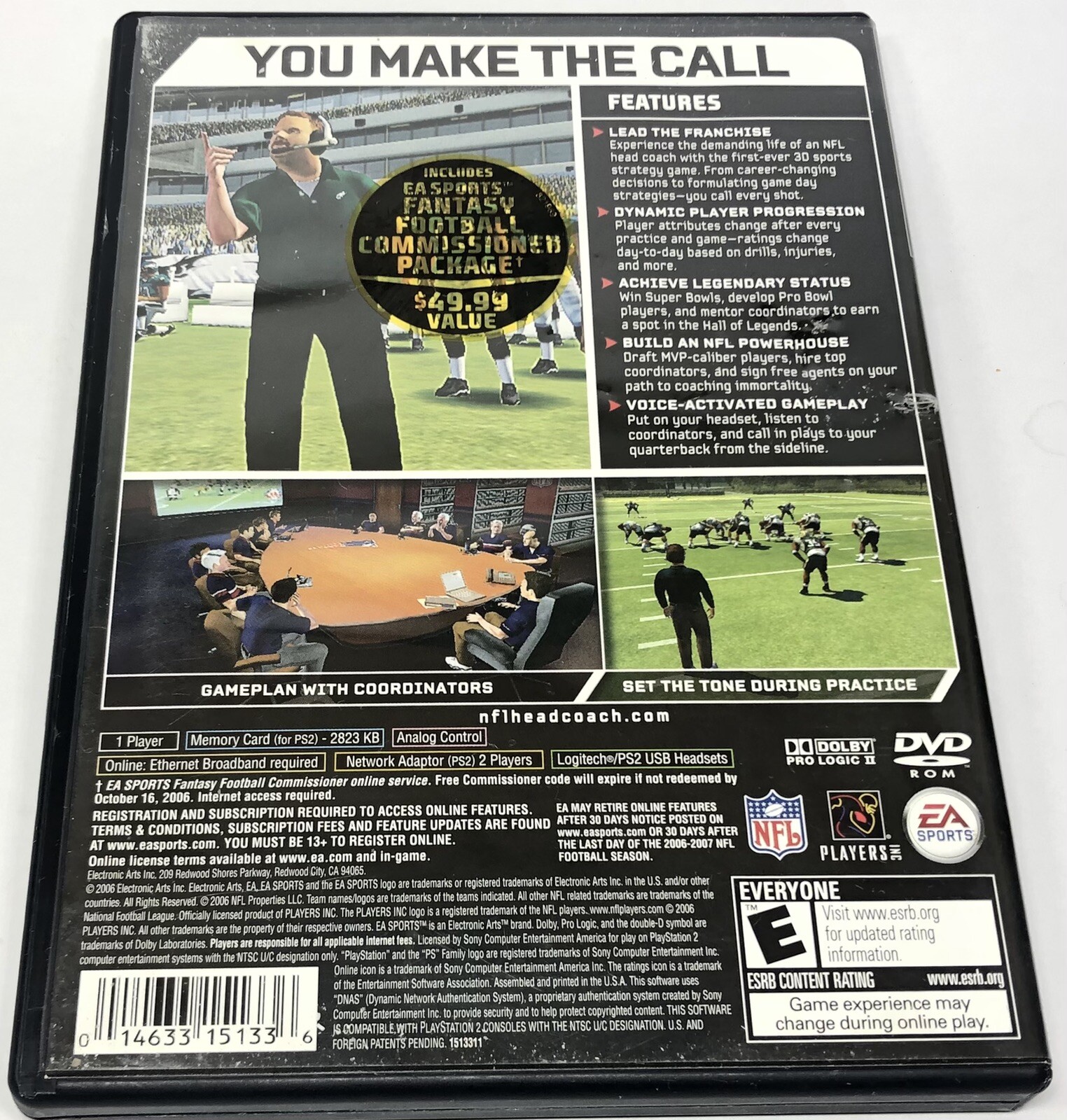 Ps2 EA Sports NFL Head Coach Game “Complete” (B7) | eBay