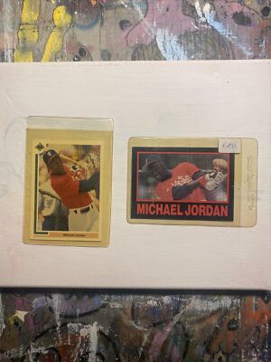 1991 Upper Deck Michael Jordan #SP1 (White Sox) + statz big keague card ...