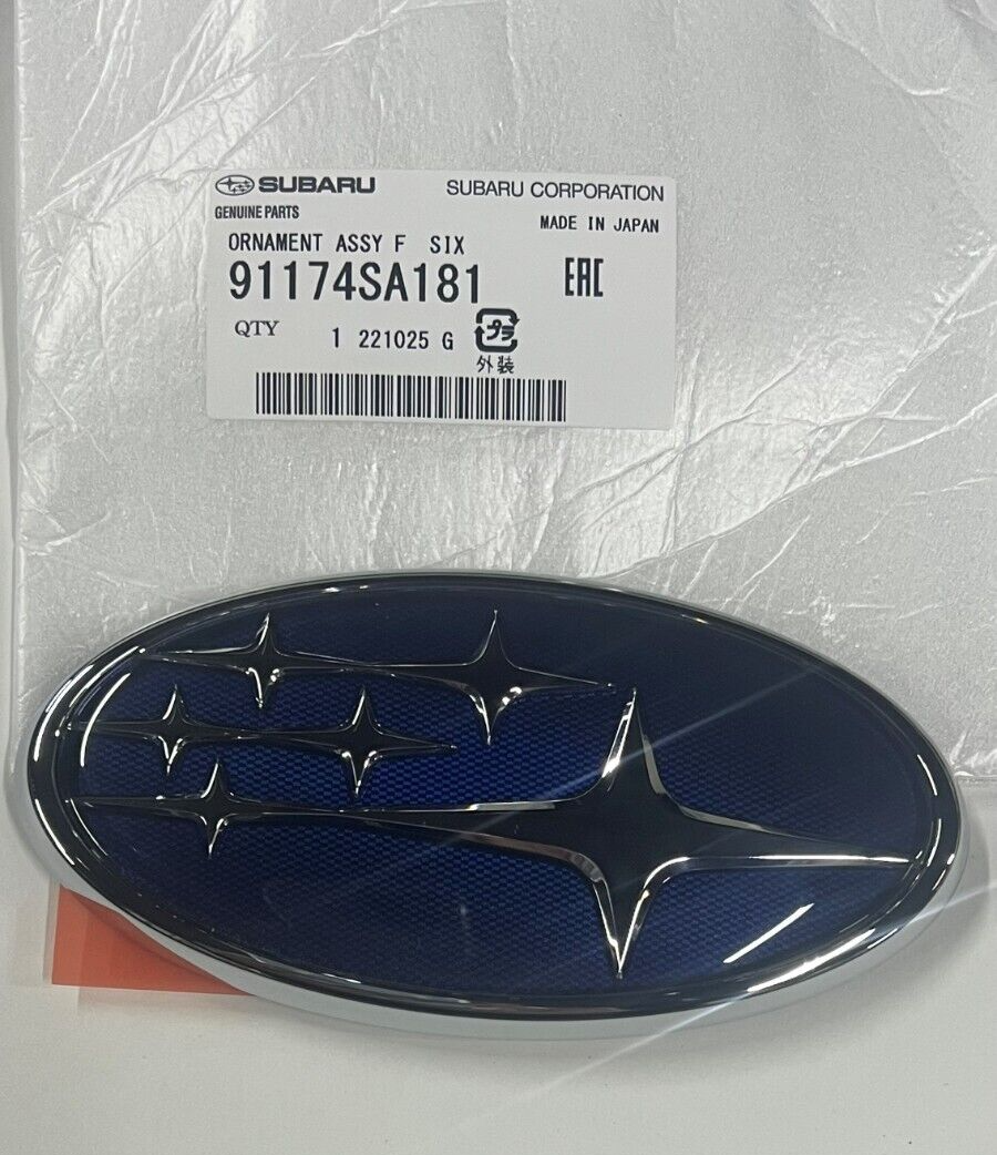 OEM GENUINE SUBARU (2015-2021) HATCH EMBLEM, ORNAMENT FRONT SIX 91174 ...