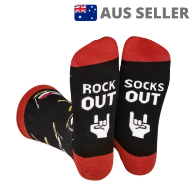Unisex Music Drummer Rock Out Musician Novelty Socks Christmas Gift ...