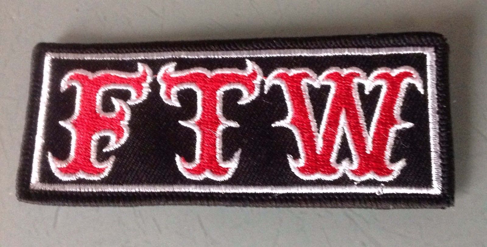 FTW! F@@k The World Patch Rocker Outlaw Biker 1% MCC Motorcycle Dilligaf Badge | eBay