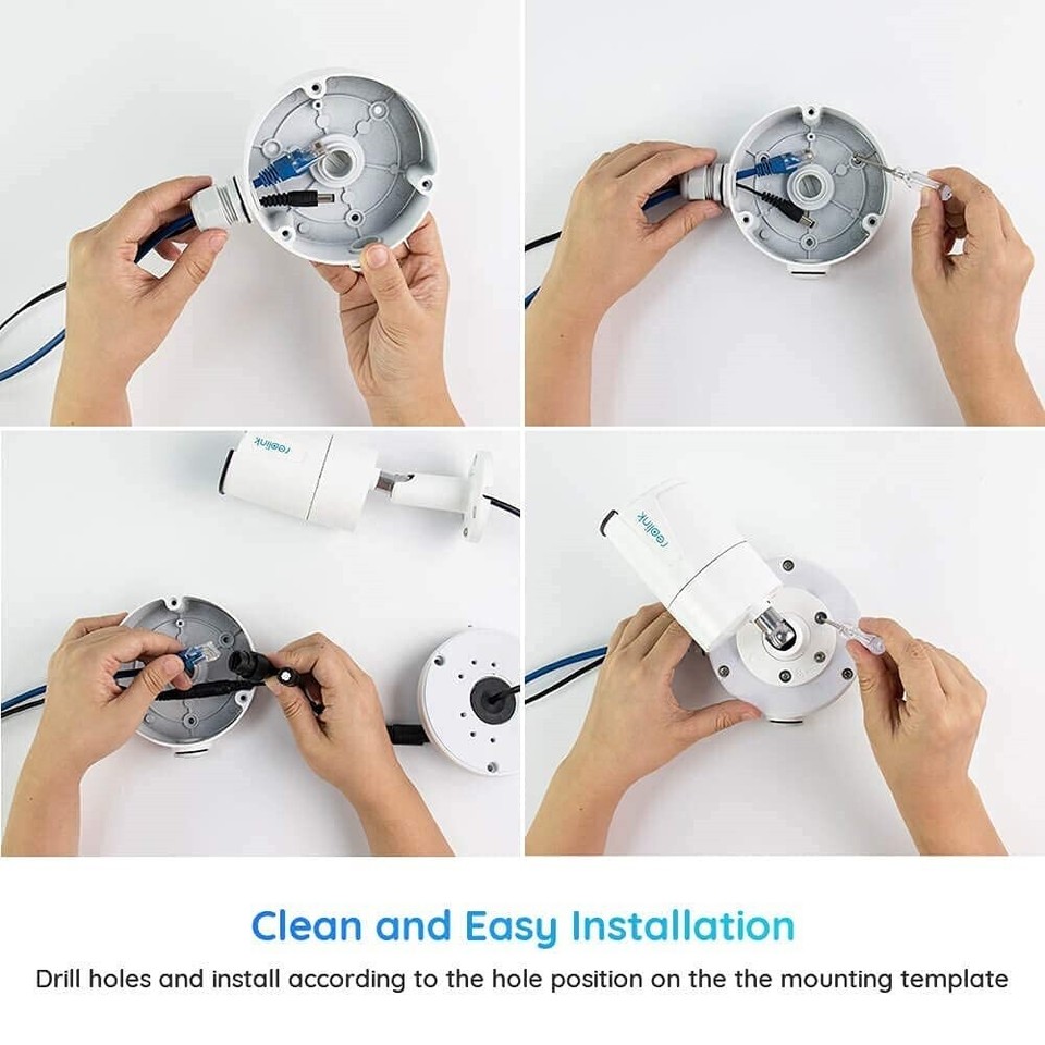 Reolink Junction Box B10 for Security Camera 510A/810A/1212A/Duo 2 PoE ...