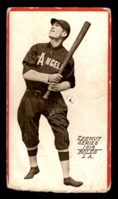 1918 Zeenut PCL Baseball Walter Boles | eBay