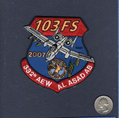 103rd FS 332nd AEW 2007 Al Asad AB PA ANG USAF A-10 THUNDERBOLT ...