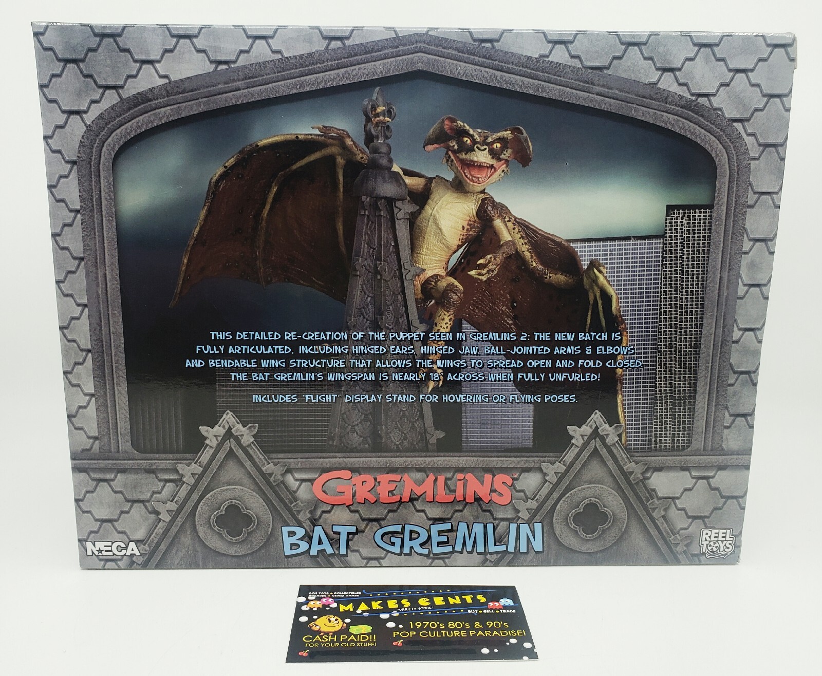 NECA Gremlins 2 Deluxe Boxed Bat Gremlin 7 inch Action Figure - BRAND ...