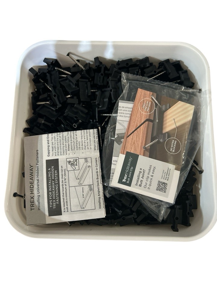 Trex Hideaway Hidden Decking Fastener Combo Bucket – 500 sq. ft ...