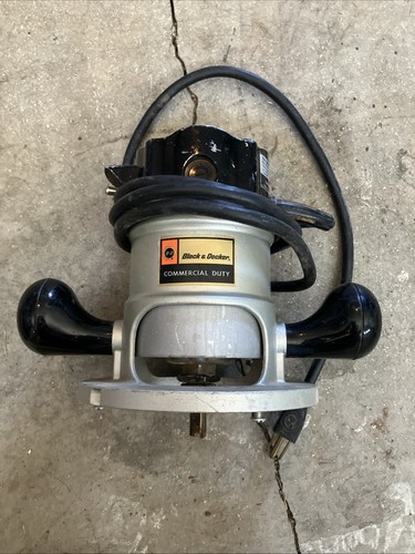 Black & Decker 7620 Commercial Heavy Duty Router & 76-234 Deluxe Router ...