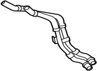 254702G000 Hyundai Tube assyoil cooler 254702G000, New Genuine OEM Part ...