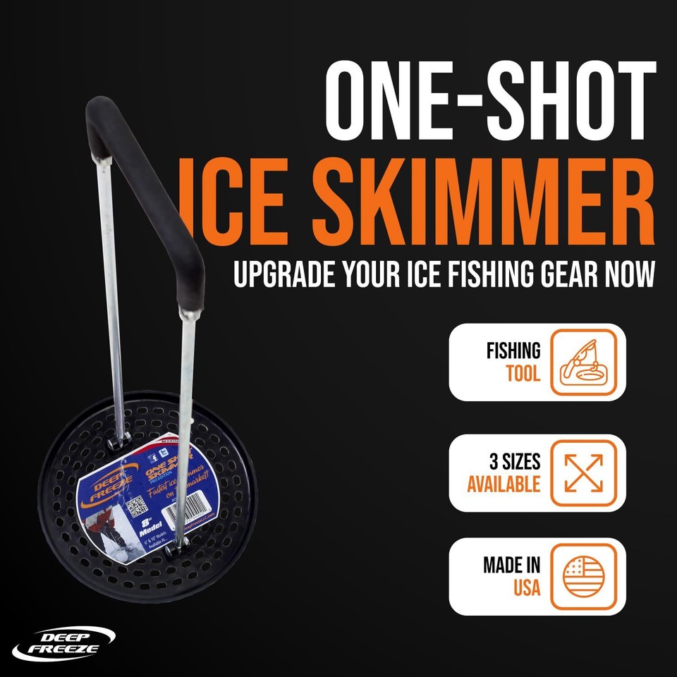 One-Shot Ice Skimmer-Pro Edition - Ice Fishing Skimmer - Ice Fishing 8 ...