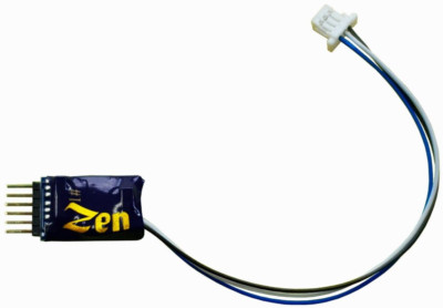 DCC Concepts ~ Zen Blue+ Motor Decoder ~ 6-Pin Direct ~ 2 Function ...