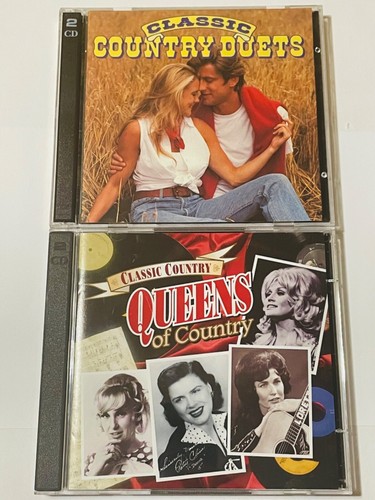 CLASSiC COUNTRY DUETS 2 CD SET RARE +BONUS Time Life Music Queens Of ...
