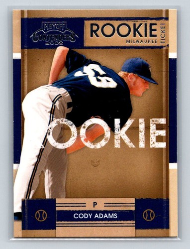 2008 Playoff Contenders #14 Cody Adams Milwaukee Brewers | eBay