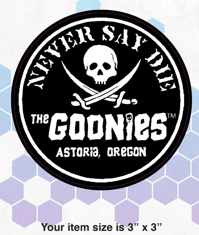 GOONIES ☠️ STICKERS 10 PACK LOT **WORLDWIDE 🌐 SHIPPING** Vintage Retro ...