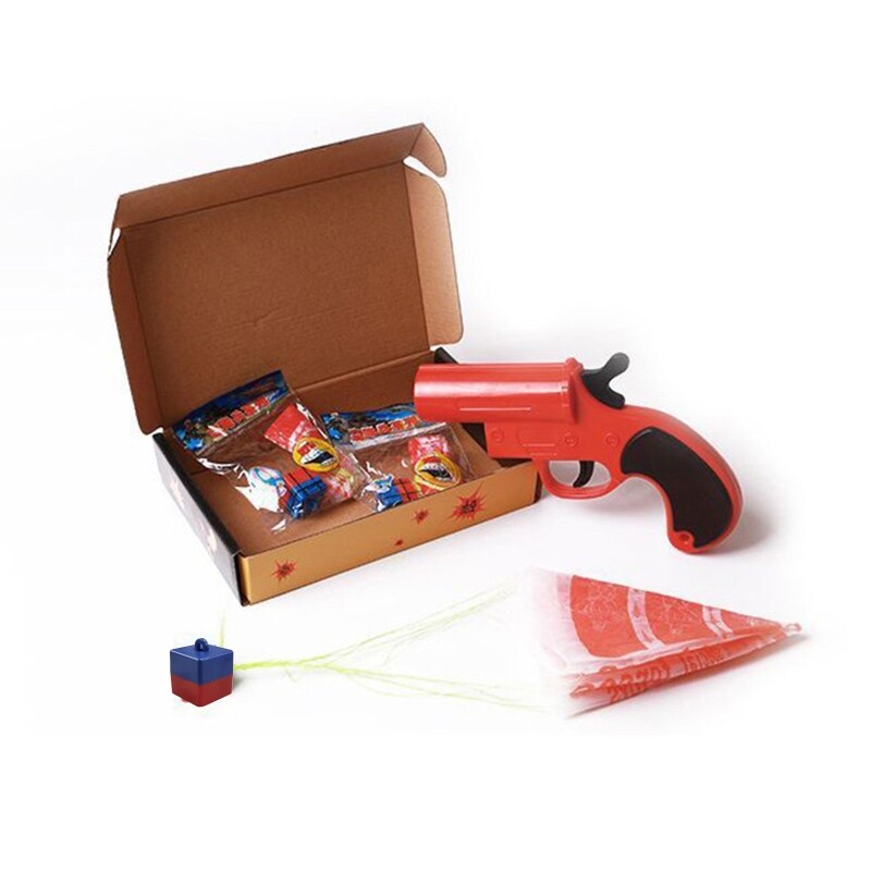 1SET Playhouse Kits Sensory Anti-Stress Throwing Parachute Toy Guns for ...
