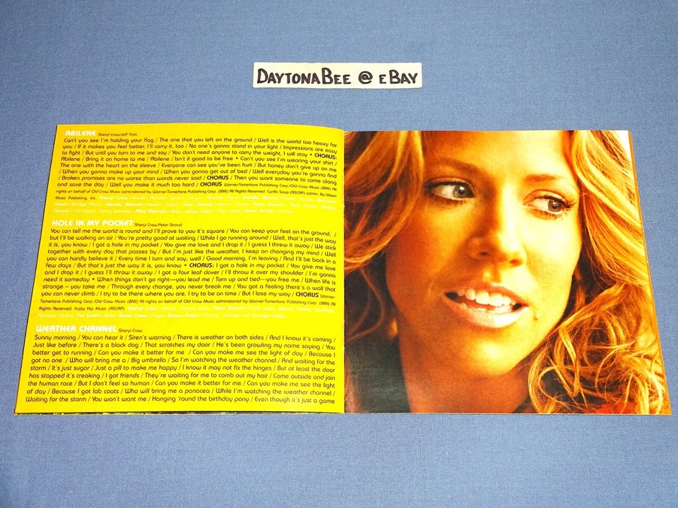 Sheryl Crow C'mon C'mon (1996) Soak Up The Sun Steve McQueen Safe And ...