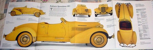 Auburn Speedster Poster Car Original Out of Print Picture Wall Decor ...
