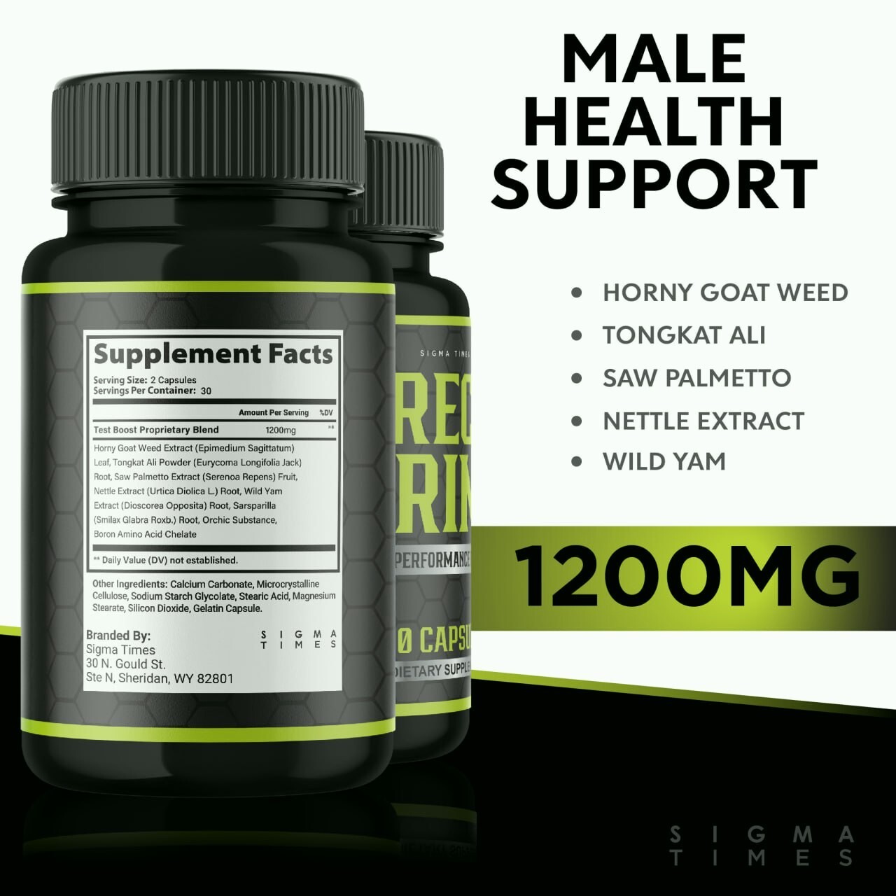 Erec Prime Supplement for Men Virility, ErecPrime Male Performance Formula 60ct | eBay