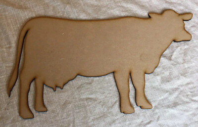 2x Large Laser Cut Cows. 3mm MDF. Farmyard Animals Template Cutout ...