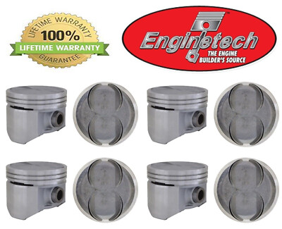 SET-8 Amc Jeep 304 5.0L V8 Premium Enginetech Pistons 1970 - 1981 SIZE ...
