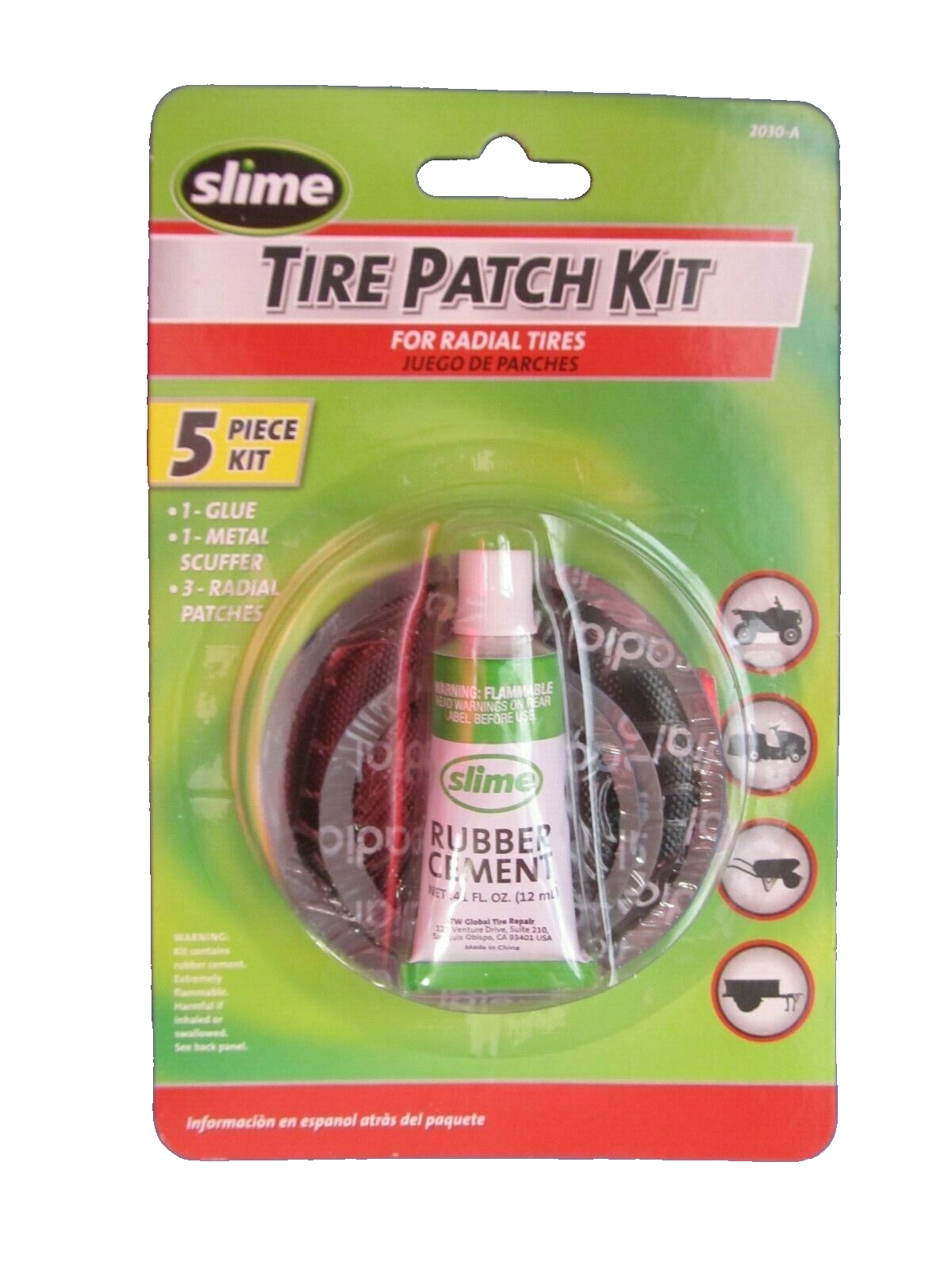 Slime Tire Patch Kit #2030-A 5 piece Kit NEW | eBay