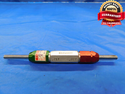 .2170 & .2270 PIN PLUG GAGE GO NO GO .2188 -.0018 7/32 5.766 mm .217 ...
