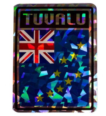 Wholesale Lot 12 Tuvalu Country Flag Reflective Decal Bumper Sticker | eBay